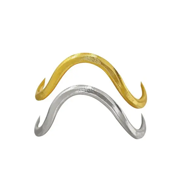 EYECONIC BY SAMAR AJRAM Cuff Bracelet Set - Silver/gold
