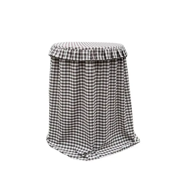 CLUB CARLOTTA TABLEWARE High Partytablecloth Gingham - Brown