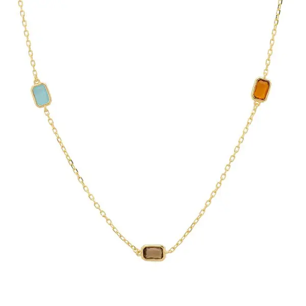 LATELITA Venice Rainbow 120cm Necklace - Gold