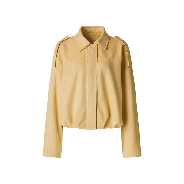 ATS THE LABEL Qiana Suede Jacket - Brown