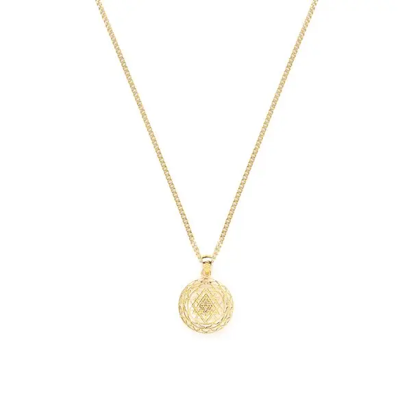 SEVEN SAINTS Sri Yantra Supreme Manifestor Necklace - Gold