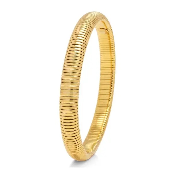 NIALAYA JEWELRY Stretch Bangle 8mm - Gold