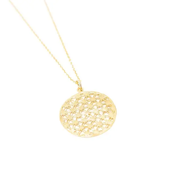 LES REINES The Devine Pendant Necklace - Gold