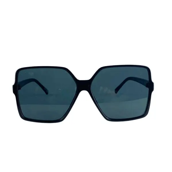 HORTONS ENGLAND Oversized Square Sunglasses - Black