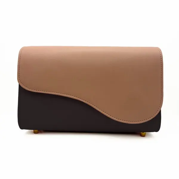 RISEMBERG Cal·la Modular Leather Shoulder Bag - Brown/pink