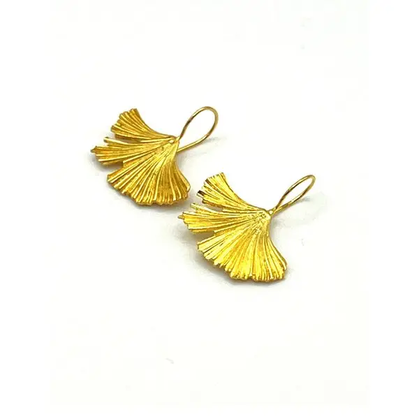 LES REINES Petite Statement Earrings - Gold