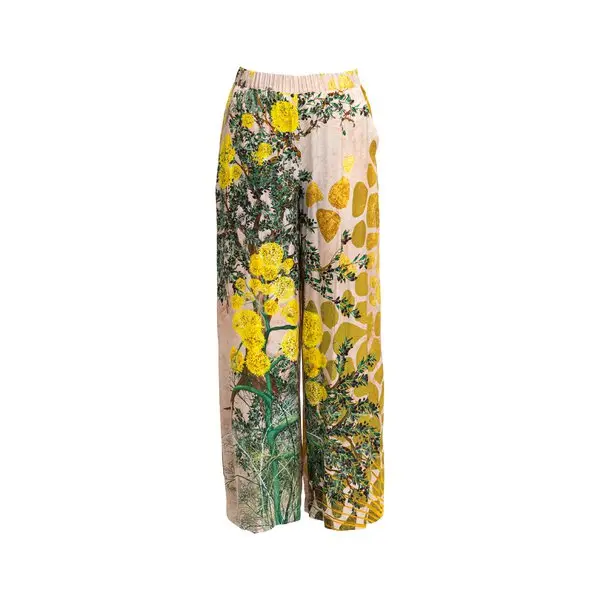 ARTISTA Gold Fennel Wide Leg Pants