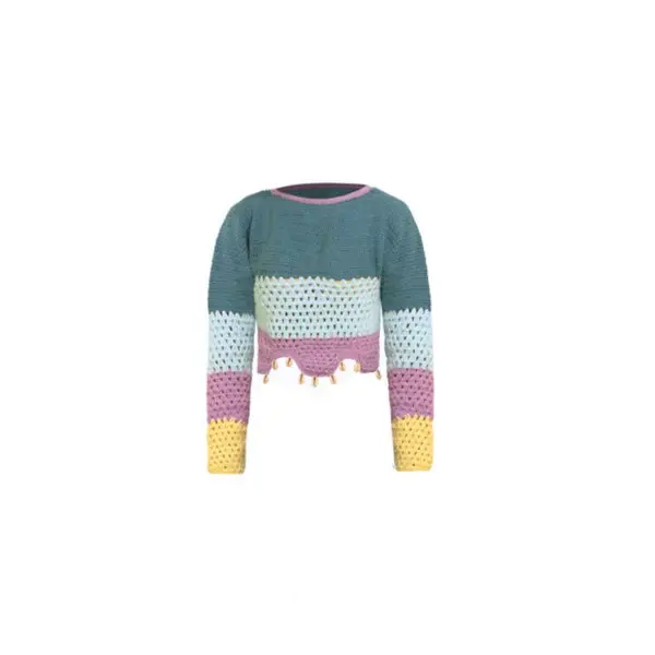 TEGA COLLECTIVE Samudram Crochet Top
