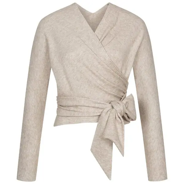 MARIANNA DÉRI Knitted Wrap Top