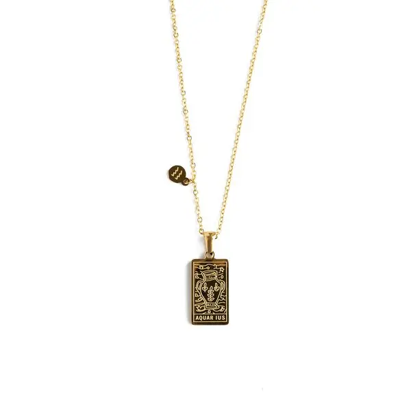 SUPERDIVAJEWELLERY Aquarius Pendant Necklace - Yellow