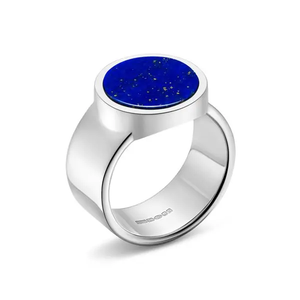 RAHUL PATEL COLLECTION Genesis Lapis Lazuli Ring - Blue/silver