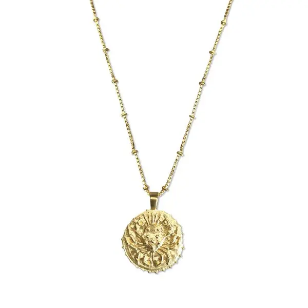 RIZE Cancer Zodiac Manifesting Vermeil Necklace - Gold