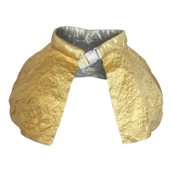 ROMER MILLINERY Morphy Moldable Panier - Gold/silver
