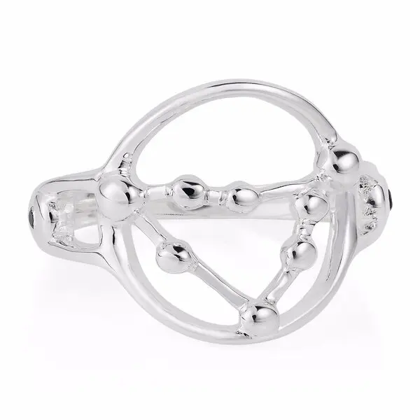 YASMIN EVERLEY JEWELLERY Capricorn Constellation Ring - Silver