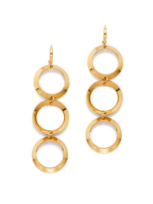 JAREDJAMIN Rimini Loop Dangle Earrings - Gold