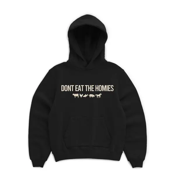 DONT EAT THE HOMIES Three D Pullover Hoodie