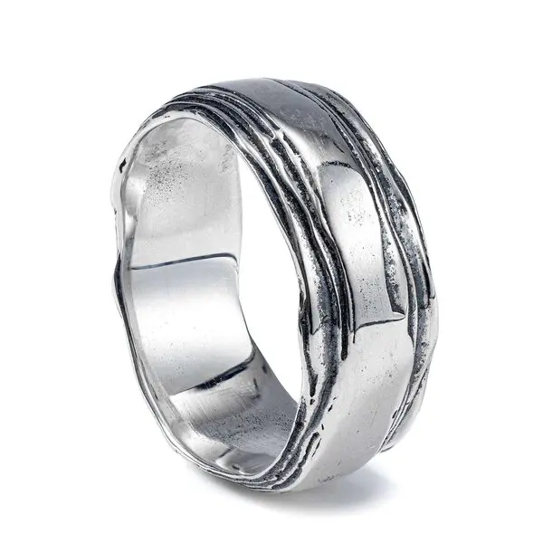GERMAN KABIRSKI Dryas Oxidized Ring - Silver