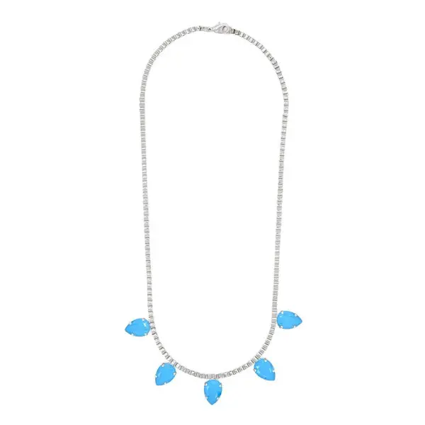 ROSASPINA FIRENZE Five Drops Azure Necklace - Blue