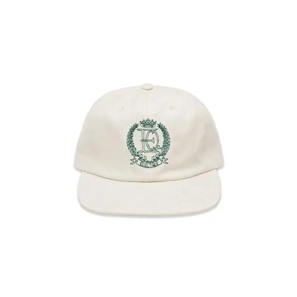 Éclectique Crest Embroidered Cap - White