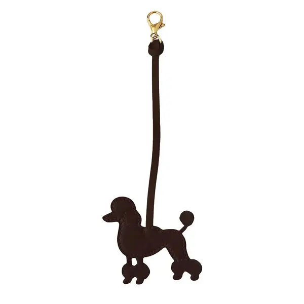 F3ROG BY RANA Poodle Dog Keychain - Brown