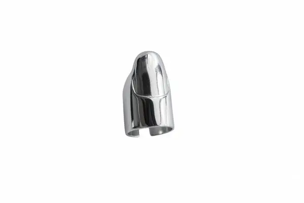 LONDON ATELIER BYPRODUCT Finger Cover Ring With Nail Detail - Silver