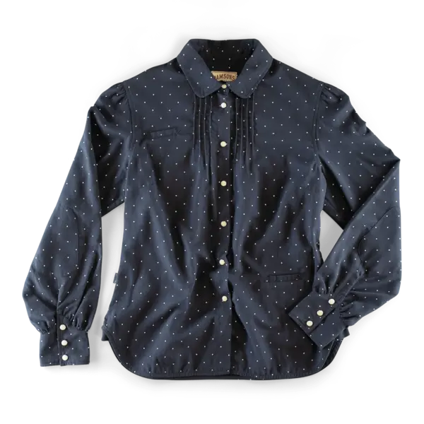 &SONS TRADING CO Damsons Western Shirt - Blue