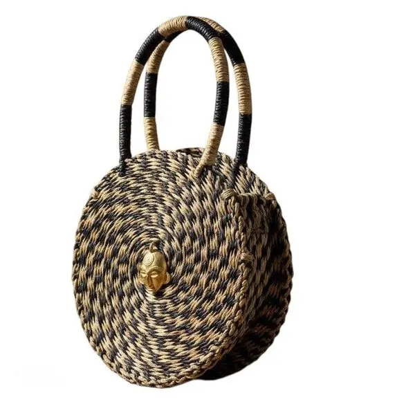 SOKONA Esengo Small Handwoven Bag - Blue