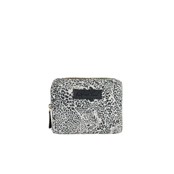 LILY AND LIONEL Hidden Leopard Cosmetic Bag - Brown