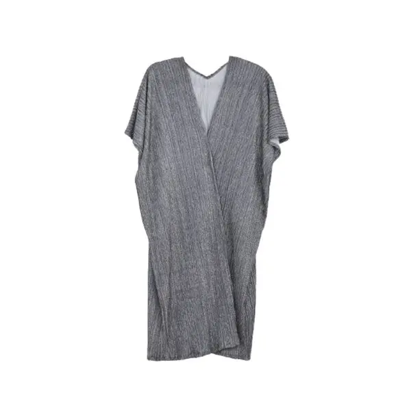 Saachi Pleated Metallic Kimono