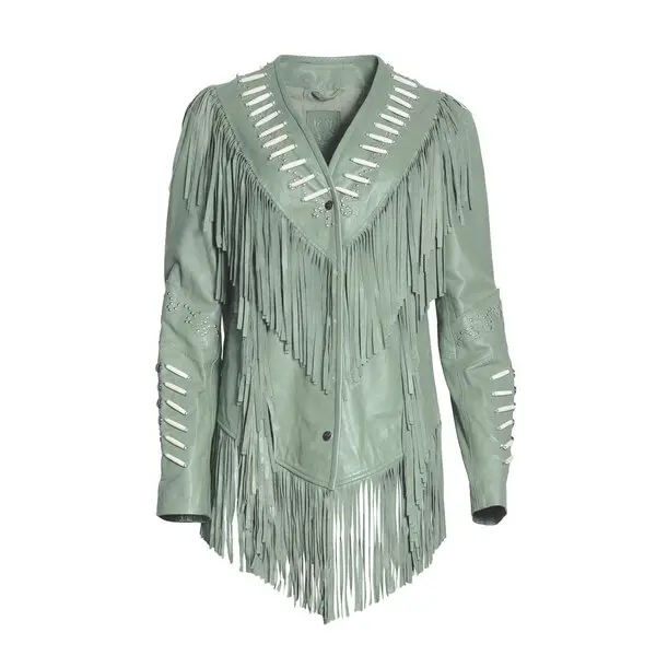 ZASTASTUDIO Leather Fringe Jacket