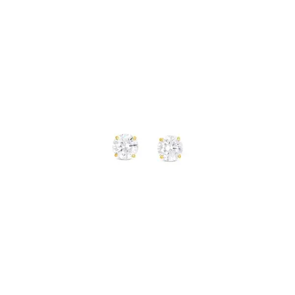 LUTIRO Stud Earrings 7mm 10k Gold
