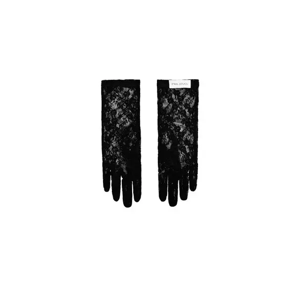 IOANA CIOLACU Brody Short Gloves - Black