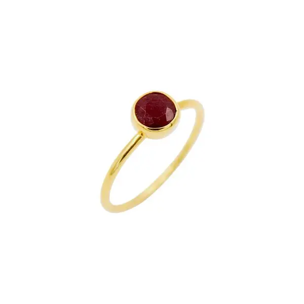 1610ISTANBUL Orient Express Ruby Ring - Gold