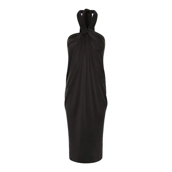 THE SUMMER EDIT Sandwashed Silk Bandeau Dress