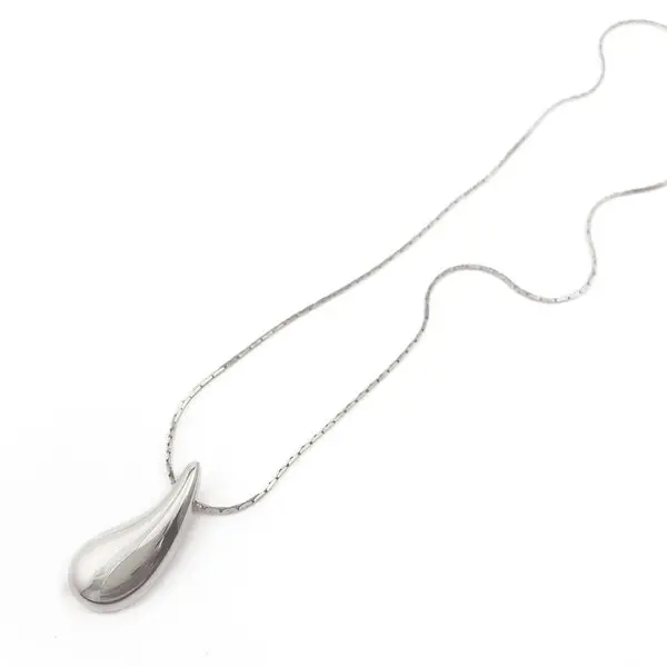 BIKO Waterway Rhodium-plated Pendant Necklace - Silver