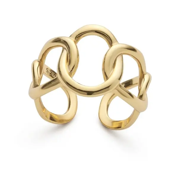 ELK & BLOOM Chain Link Ring - Gold