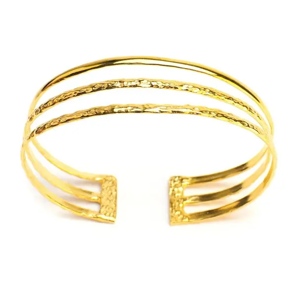 LEXI JEWELRY Lady Empress Adjustable Cuff Bracelet - Gold