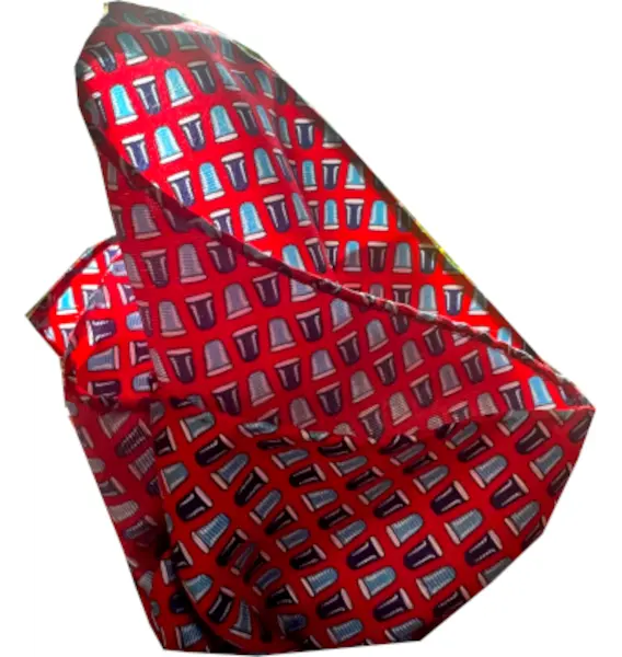 LAZYJACK PRESS Flip Cup Pocket Square - Red