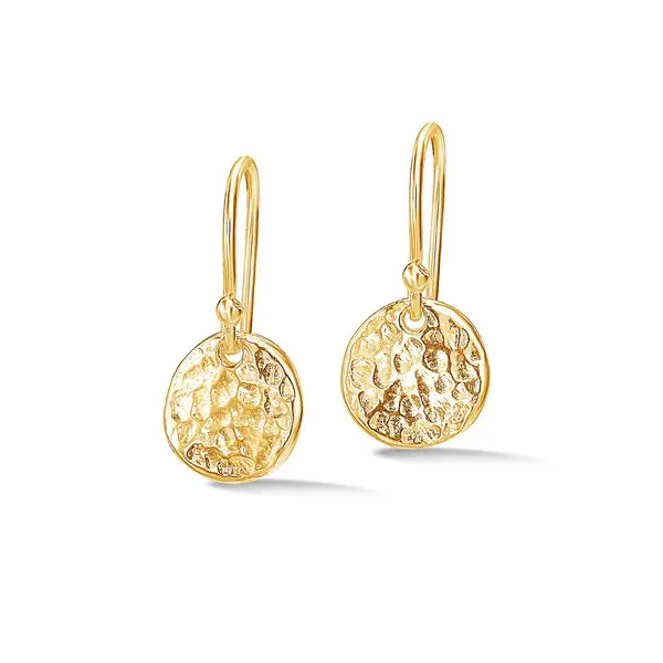DOWER & HALL Medium Disc Nomad Earrings - Gold