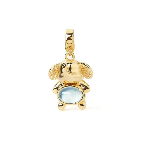 FREQNC ATELIER Mini Elephant Charm - Blue