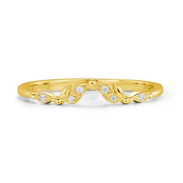 AZURA JEWELRY NEW YORK Gleam Band Yellow Vermeil - Gold
