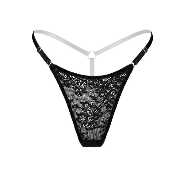 MONIQUE MORIN LINGERIE Amphitrite Adjustable Micro G - Black