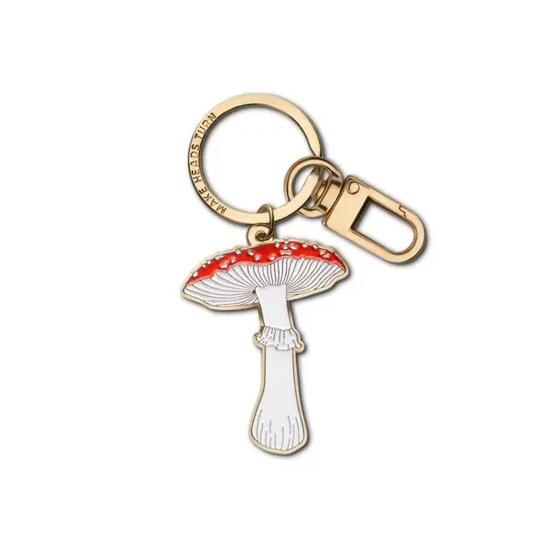 MAKE HEADS TURN Fly Agaric Keychain & Bag Charm - Red/white