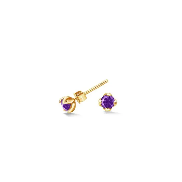 DOWER & HALL Gold Vermeil Orissa Stud Earrings - Gold/yellow