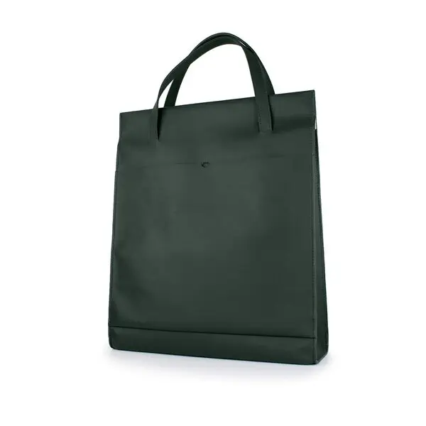 GODI. Handmade Adjustable Leather Tote Bag - Green