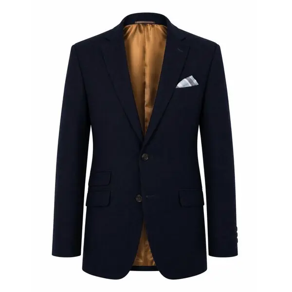 KOY CLOTHING Navy Wool & Cashmere Blend Blazer