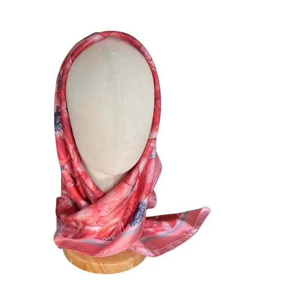 RALUFINEART Red / Black Red Muse Scarf - Red/black