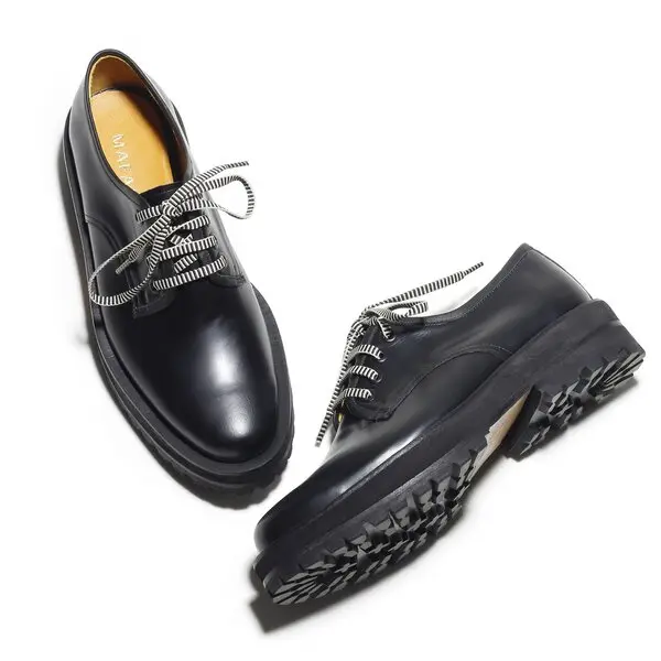 MAFALDA June Leather Loafers - Black