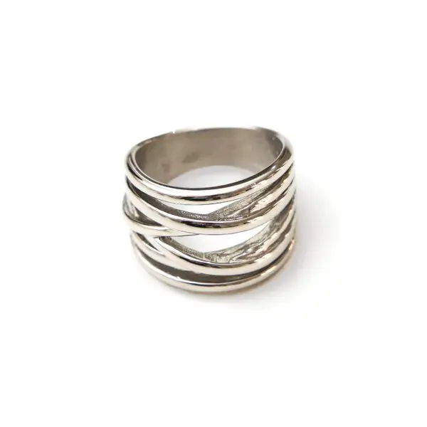 MY MOKONDO Strata Ring - Silver