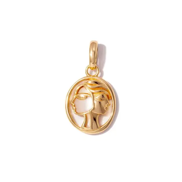 MARIE JUNE JEWELRY Mirrored Souls Pendant - Gold